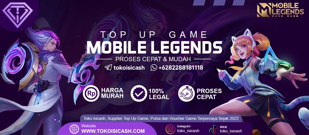Top Up Diamond Mobile Legends | Beli Diamond ML Murah - Tokoisicash